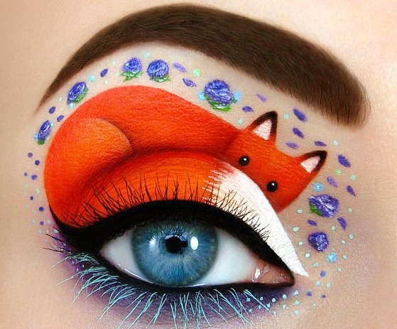 Israeli Tal Peleg turns eye makeup into a work of art